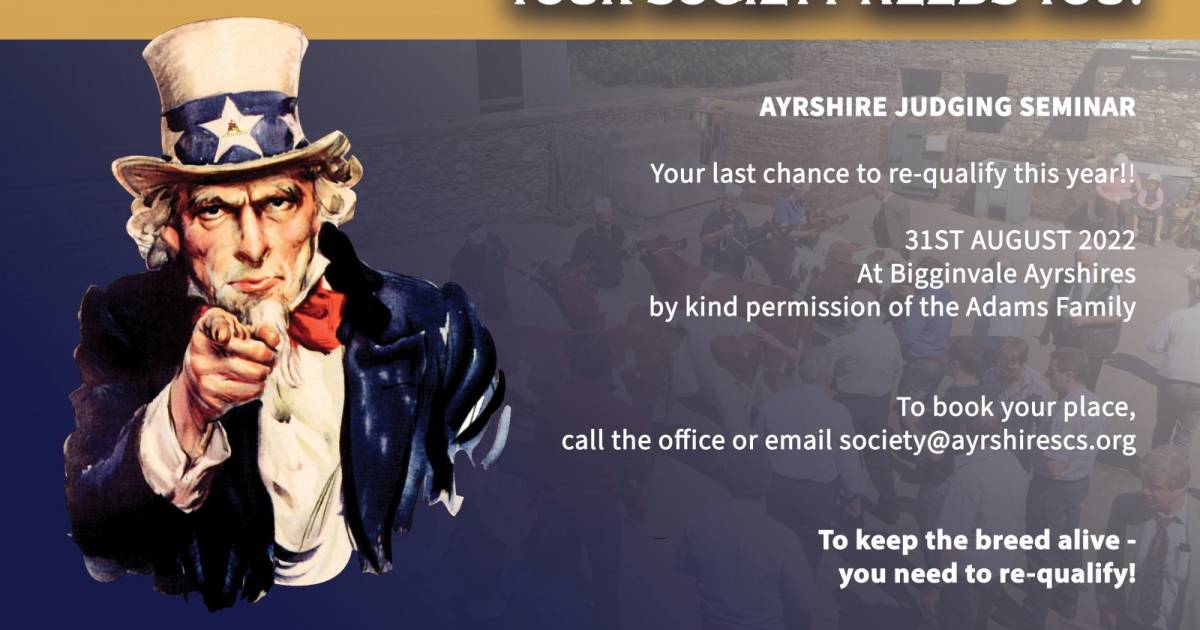 Society Judging Seminar | Ayrshires Cattle Society